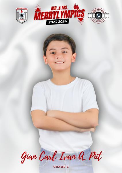 Gian Carl Ivan A. Piit - Mr Merrylympics 2023 - Pageant Vote PH