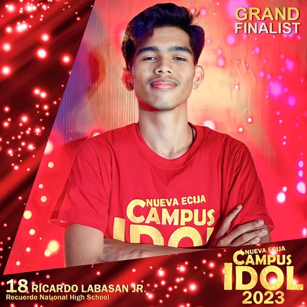 Ricardo Labasan Jr. - Nueva Ecija Campus Idol 2023 - Dec - Pageant Vote PH