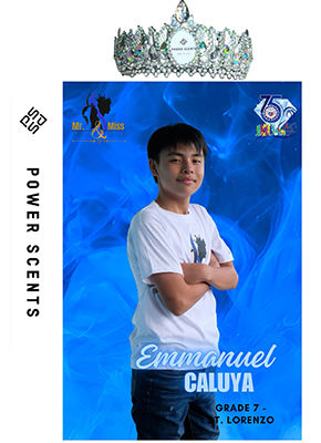 Daniel Emmanuel Caluya - Mr & Ms TLMII H.S. Div - Power Scents Awards ...