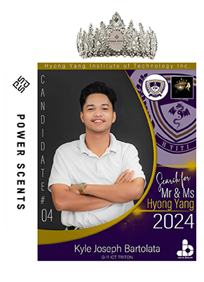 Kyle Joseph Bartolata - Mr & Ms HYITI - Power Scents Award 2024 - Pageant Vote PH