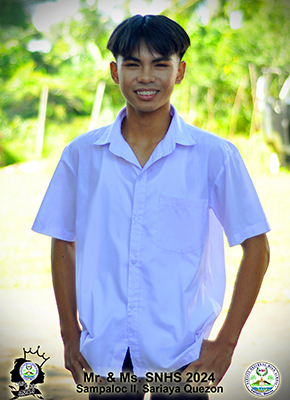 Jaydric Terrence Pinto - Mr and Ms Sariaya National High School 2024 ...