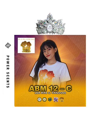Lea Mae Vailoces - Mr&Ms Universidad de Manila SHS -Power Scent - Pageant Vote PH