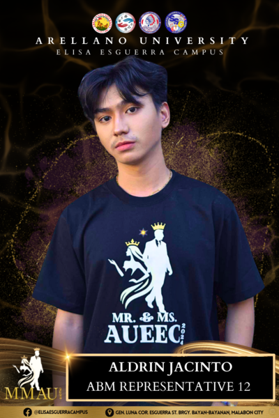 ALDRIN JACINTO - MMAU-Elisa Esguerra Campus 2024 -SRHS - Pageant Vote PH