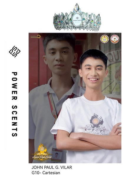John Paul Vilar - Mr & Ms EQC JHS - Power Scents Special Award - Pageant Vote PH