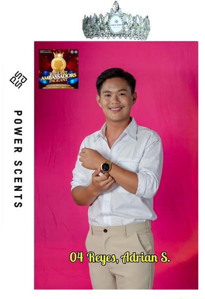 Adrian Reyes - Radiant Ambassador 2024 - Power Scents Award - Pageant Vote PH