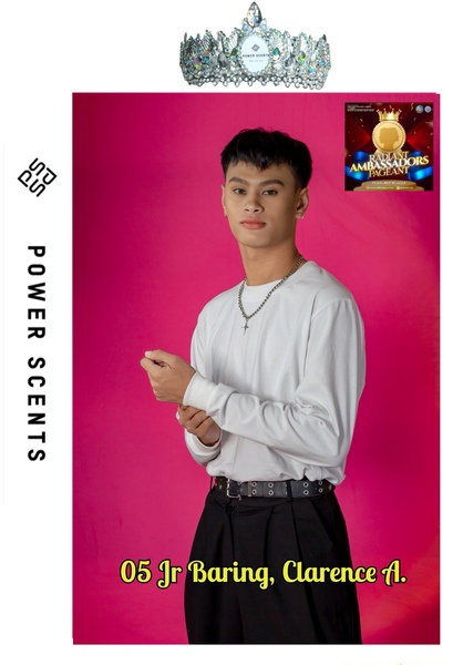 Clarence Baring Jr. - Radiant Ambassador 2024 - Power Scents Award - Pageant Vote PH