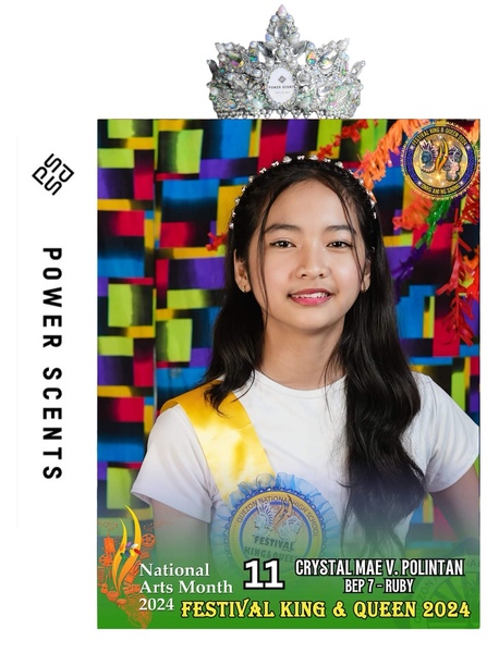 Crystal Mae Polintan - Festival King & Queen - Power Scents Award ...