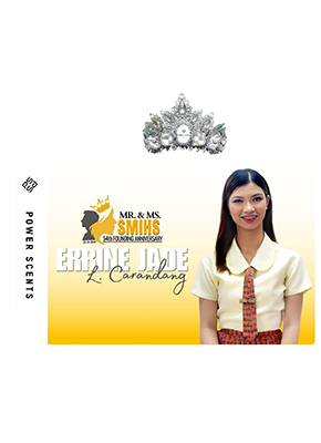 Errine Jade Carandang - Mr. & Ms. SMIHS Power Scents Award 2024 ...