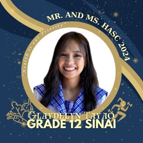 GLAYDELYN D. TAYAO - Mr. & Ms. HASC 2024 - Pageant Vote PH