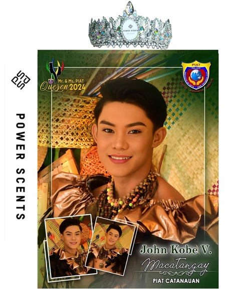 John Kobe Macatangay - Ms & Ms PIAT Quezon 2024 - Power Scents - Pageant Vote PH