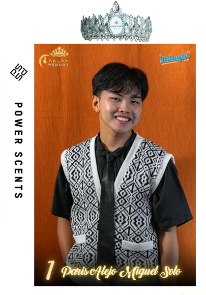 Paris Alejo Miguel Solo - Mr & Ms Psychology 2024 - Power Scents Award ...