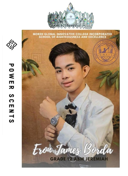 Eron James Borda - Mr & Ms Moreh Global - Power Scents Award - Pageant ...