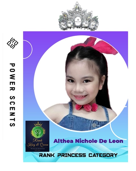 Althea Nichole De Leon - CDT Rank King & Queen, Prince & Princess ...