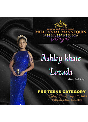 Ashley Kate Lozada - Millenial Mannequin Philippines Visayas 2024 - Pageant Vote PH