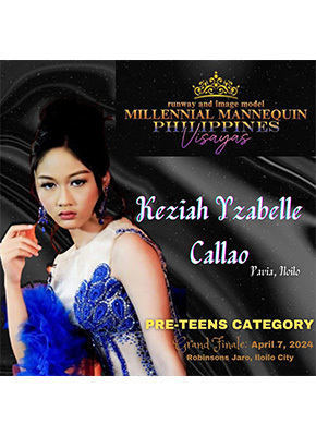 Keziah Yzabelle Callao - Millenial Mannequin Philippines Visayas 2024 - Pageant Vote PH