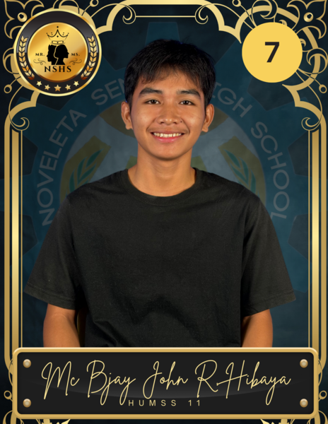 Mc Bjay John R. Hibaya - Mr & Ms NSHS 2024 - Pageant Vote PH