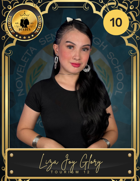Liza Joy Glory - Mr & Ms NSHS 2024 - Pageant Vote PH