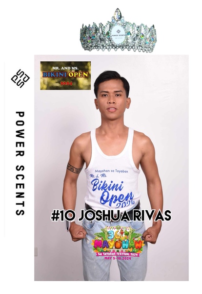 Joshua Rivas - Mr & Ms Bikini Open 2024 -Power Scents Award - Pageant ...