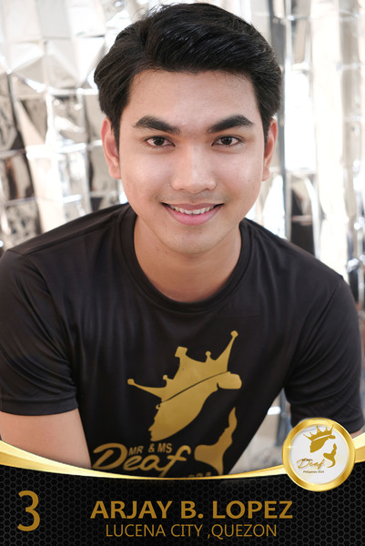 ARJAY B. LOPEZ - Mr. & Ms. Deaf Philippines 2024 - Pageant Vote PH