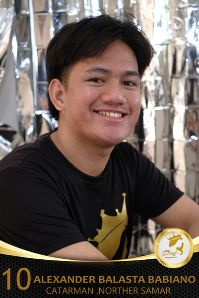ALEXANDER BALASTA BABIANO - Mr. & Ms. Deaf Philippines 2024 - Pageant ...