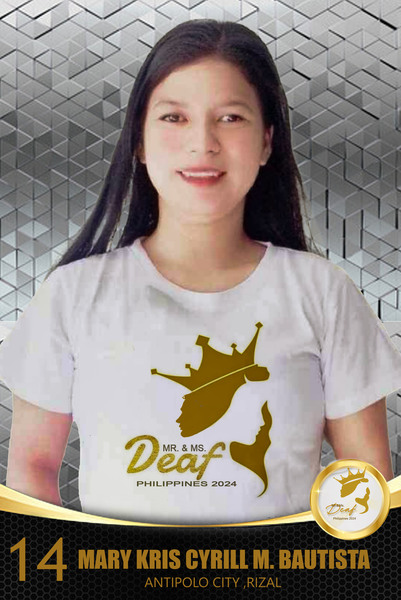 MARK KRIS CYRILL BAUTISTA - Mr. & Ms. Deaf Philippines 2024 - Pageant Vote PH