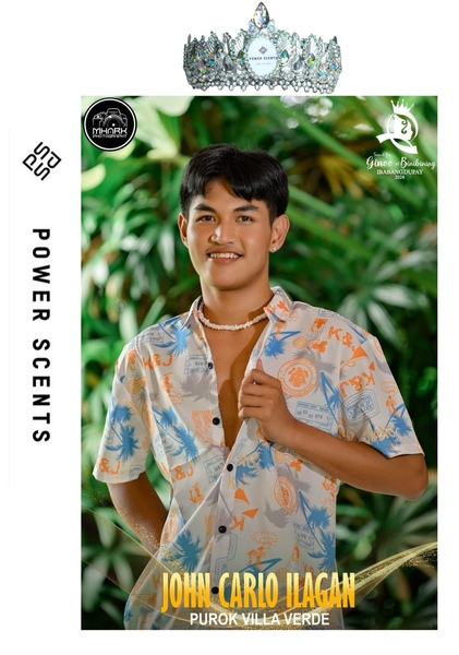 John Carlo Ilagan - Ginoo at Bb Ibabang Dupay 2024 -Power Scents - Pageant Vote PH