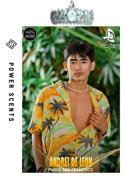 Andrei De Leon - Ginoo at Bb Ibabang Dupay 2024 -Power Scents - Pageant Vote PH