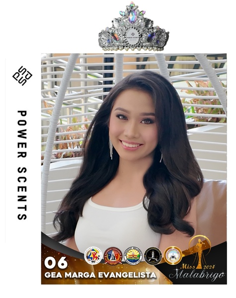 Gea Marga Evangelista - Miss Malabrigo 2024 - Power Scents Award - Pageant Vote PH