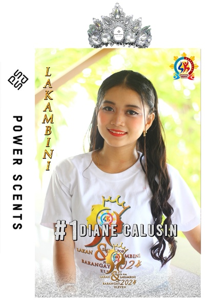 Diane Calusin - Lakan at Lakambini ng Brgy Eleven 2024 - PS - Pageant ...
