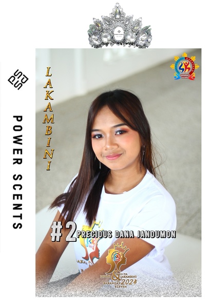 Precious Dana Jandumon - Lakan at Lakambini ng Brgy Eleven 2024 - PS ...