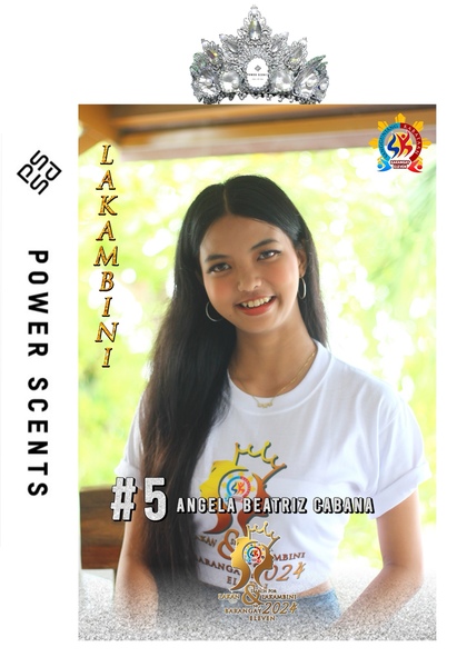 Angela Beatriz Cabana - Lakan at Lakambini ng Brgy Eleven 2024 - PS ...
