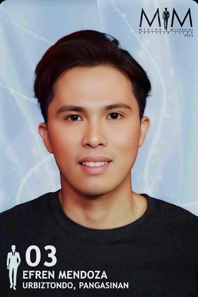 Efren Mendoza - Mister Millenial Northern Luzon 2024 - Pageant Vote PH