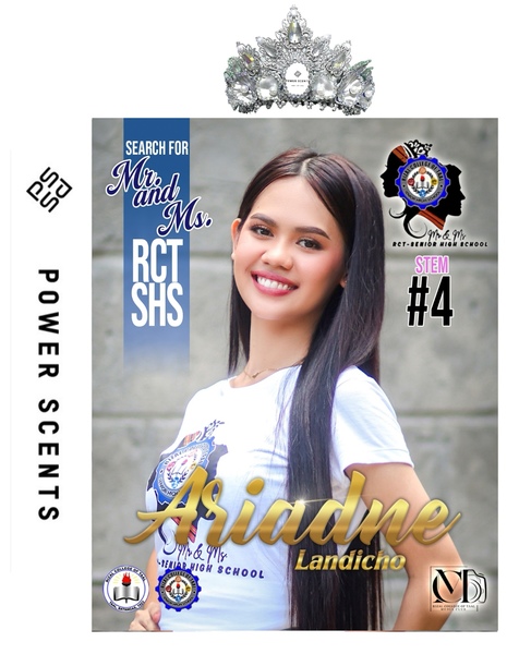 Ariadne Landicho - Mr. & Ms. RCT Senior HS - Power Scents Award - Pageant Vote PH
