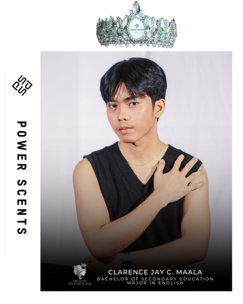 Clarence Jay Maala - Mr & Ms Education RCT - Power Scents Award - Pageant Vote PH