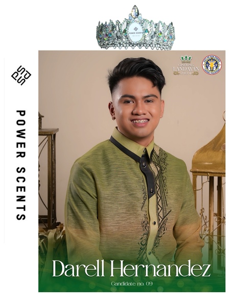 Darell Hernandez - Ginoong Landayan - Power Scents Award 2024 - Pageant ...