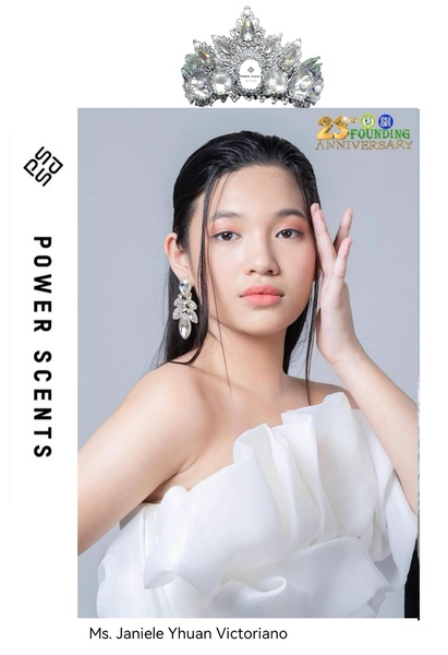 Janiele Yhuan Victoriano - Mr & Ms Foundation 2024 - Power Scents Award ...