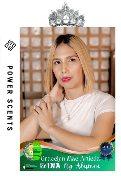 Gracelyn Mae Artieda - Reina ng Alumni 2024 - Power Scents Award - Pageant Vote PH