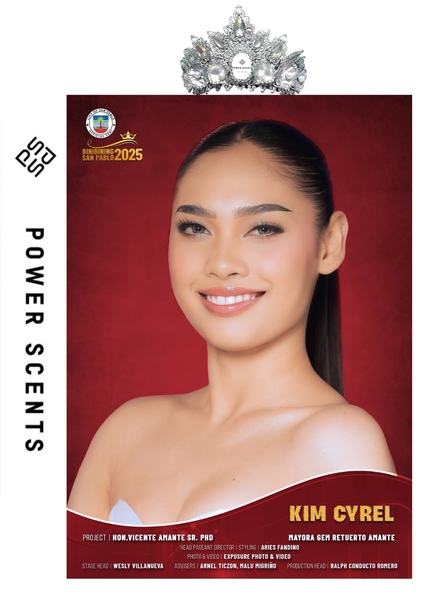 Kim Cyrel - Bb San Pablo 2025 - Power Scents Award - Pageant Vote PH