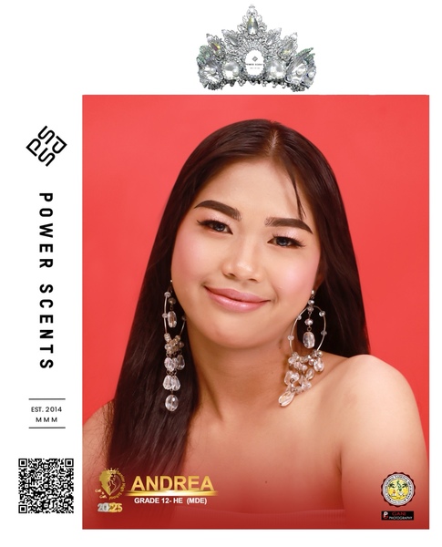 Andrea - Mr. & Ms. SHS 2025 - Power Scents Award - Pageant Vote PH