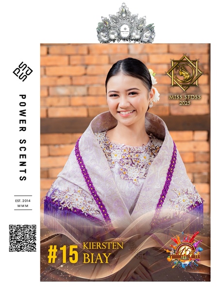Kiersten Biay - Miss SFDSS 2025 - Power Scents Award - Pageant Vote PH