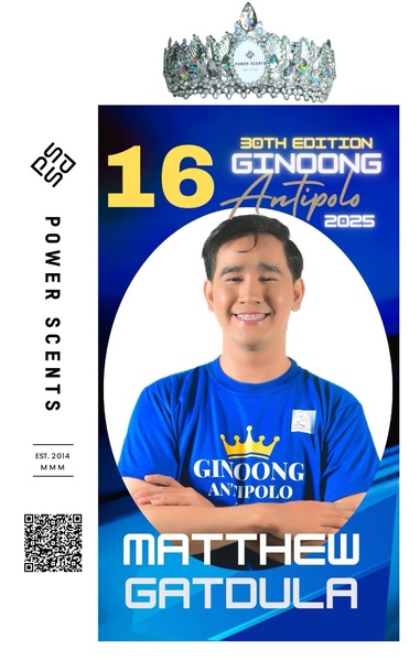 Matthew Gatdula - Ginoong Antipolo 2025 - Power Scents Award - Pageant Vote PH