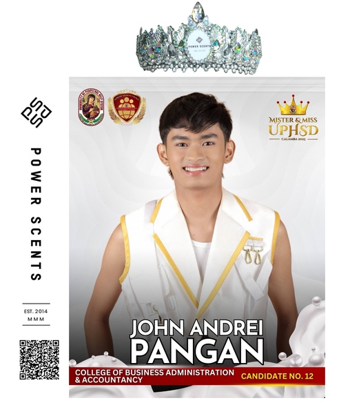 John Andrei Pangan - MR. & MS. UPHD CALAMBA - Power Scents Award ...