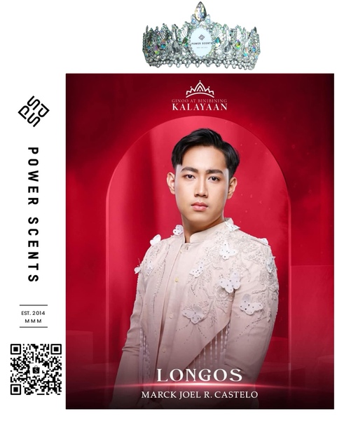 Marck Joel Castelo - Ginoo at Binibining Kalayaan - Power Scents - Pageant Vote PH