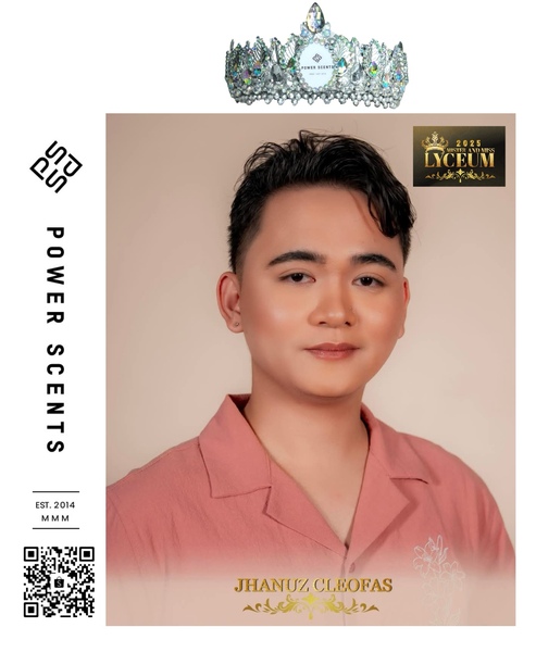 Jhanuz Cleofas - Mr & Ms Lyceum 2025 - Power Scents Award - Pageant Vote PH