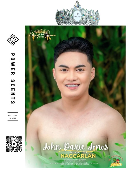 John Darie Jonos - Eco King & Queen - Power Scents Award 2025 - Pageant Vote PH