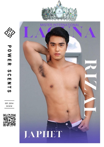 Japhet - Mr. Laguna International PH - Power Scents - Pageant Vote PH