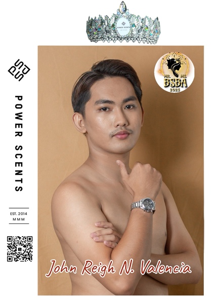 John Reign Valencia - Mr. & Ms. BSBA 2025 - Power Scents Award - Pageant Vote PH