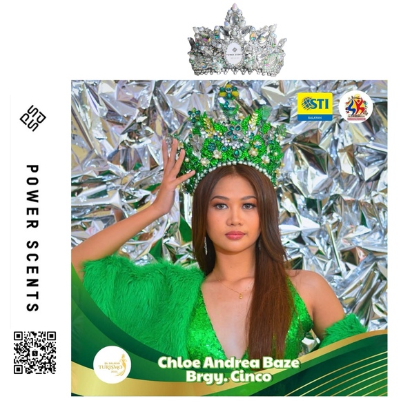 Chloe Andrea Baze - Bb. Balayan Turismo 2025 - PowerScents Award - Pageant Vote PH