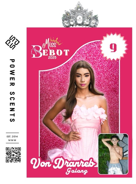 Von Dranreb Galang - Miss Bebot - Power Scents Award 2025 - Pageant Vote PH