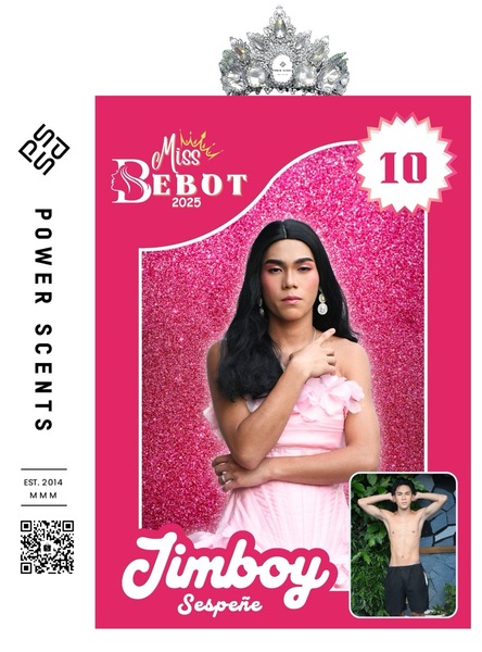 Jimboy Sespeñe - Miss Bebot 2025 - PowerScents Award - Pageant Vote PH